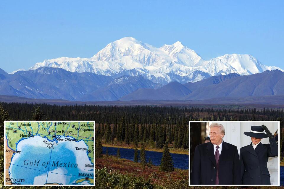Trump to rename Gulf of Mexico, Mount Denali as part of first-day ...