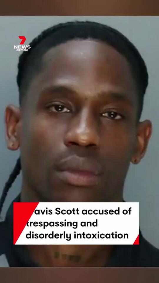 American rapper Travis Scott has been arrested in Miami after he was ...