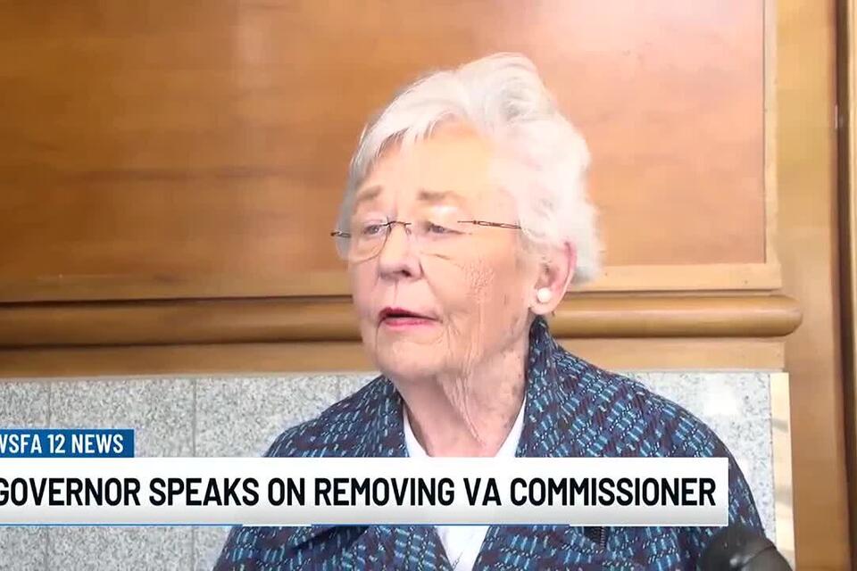 Gov. Ivey addresses her removal of VA commissioner - NewsBreak