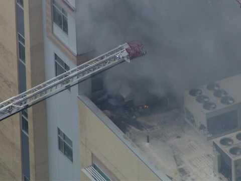 Crews battling fire in Downtown Pittsburgh at Second Avenue Commons