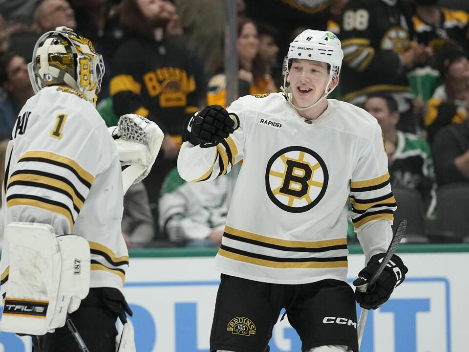 Boston rookies Beecher and Lohrei score 1st NHL goals in Bruins' 3-2 ...