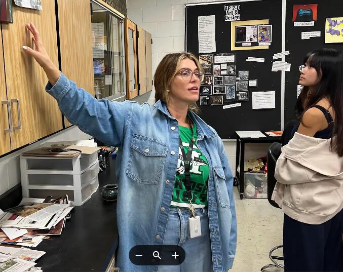 A blank canvas: new art teacher Heidi Brown starts her first year at ...