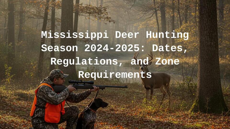 Mississippi Deer Hunting Season: Dates, Regulations, and Zone ...