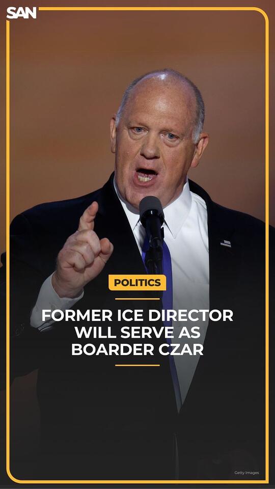 President-elect Trump announced former Immigration and Customs ...