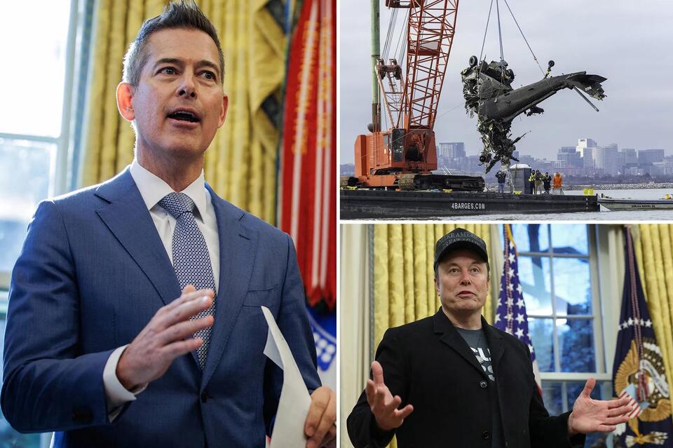 Transportation honcho Sean Duffy welcomes SpaceX employees to Air ...