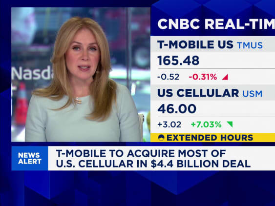 T-Mobile to acquire most of U.S. Cellular in $4.4 billion deal