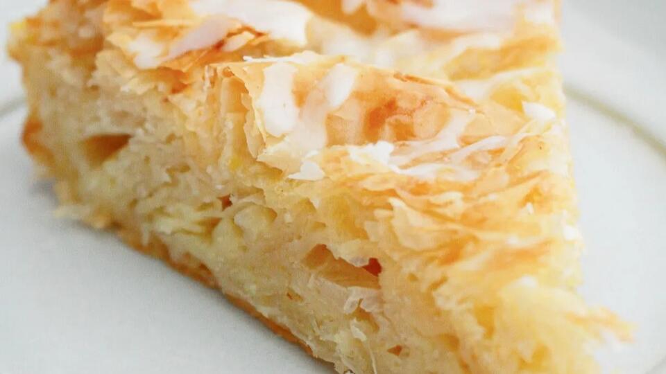 Golden Lemon Crinkle Cake: Flaky Phyllo with Rich Custard and Zesty ...