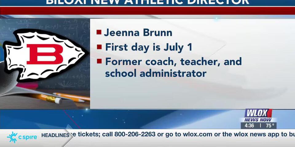 Biloxi School District names Jeenna Brunn new Athletic Director - NewsBreak