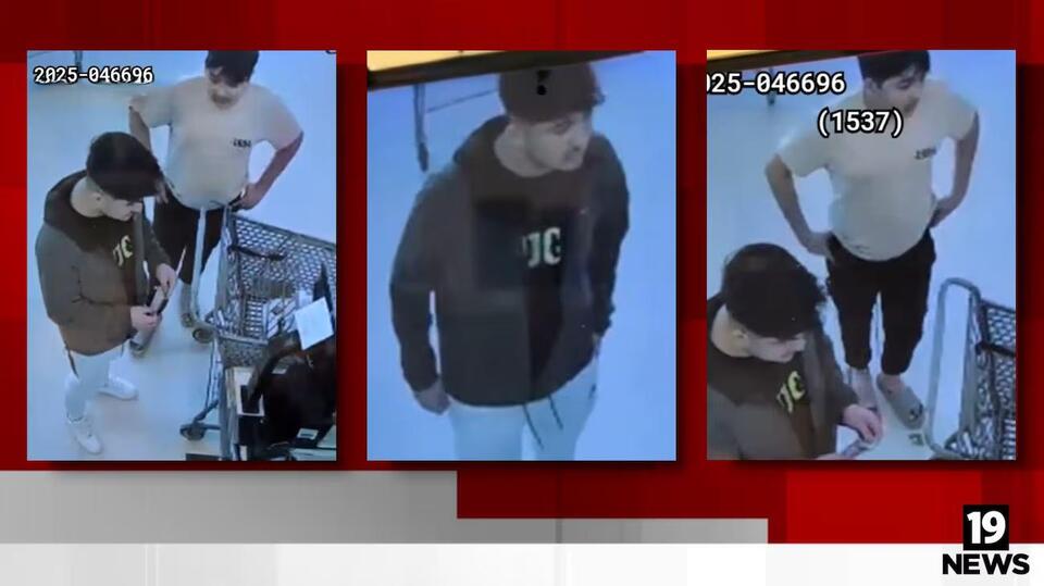 2 caught on camera installing skimming devices at 2 Akron stores ...