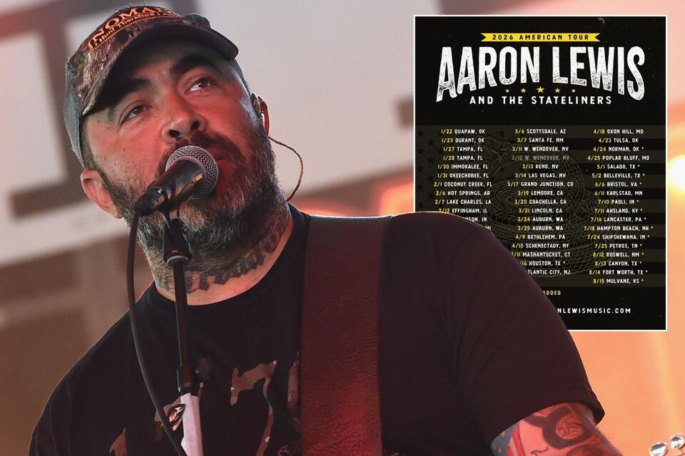 Aaron Lewis Reveals Additional 2026 American Tour Dates - NewsBreak