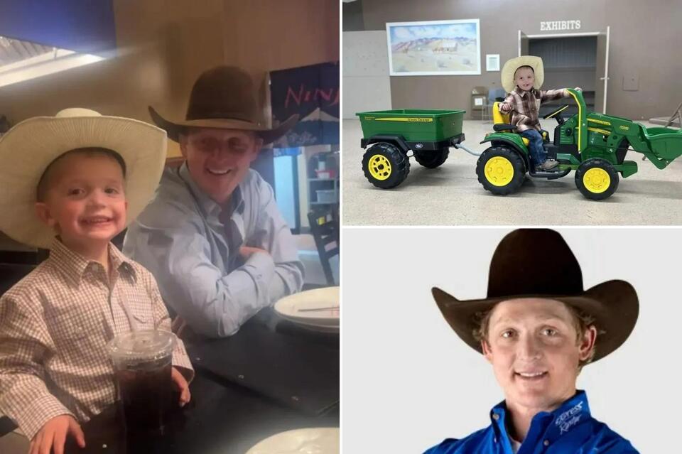 Rodeo star Spencer Wright’s 3-year-old son brain-dead after driving toy ...