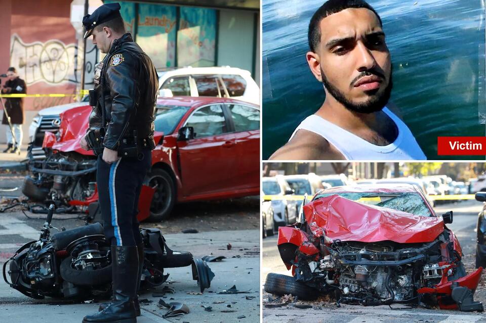 Woman, 28, arrested for intentionally mowing down 23-year-old scooter rider in NYC road-rage ...