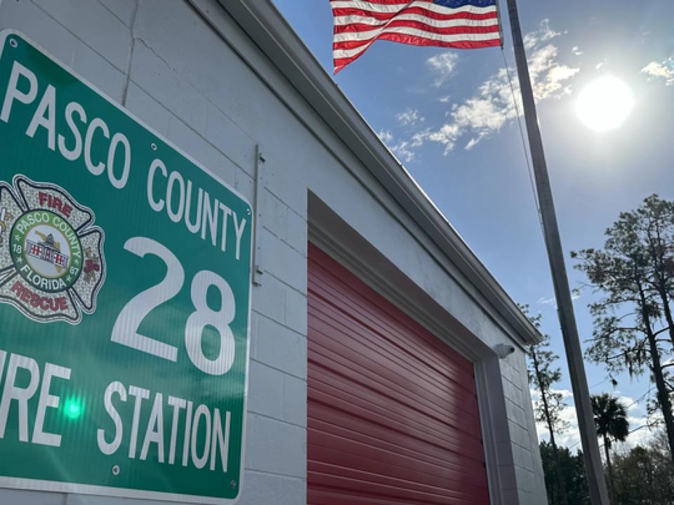 Pasco County Fire Rescue unveils new fire station, engine to serve ...