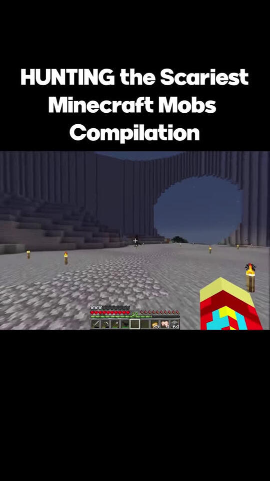Top 5 Scariest Mobs in Minecraft! 😱 Are you brave enough? #Minecraft # ...