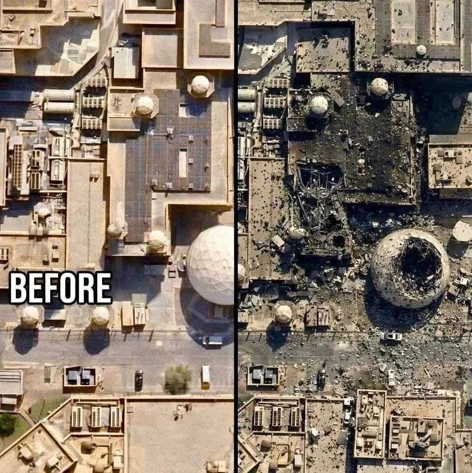Fact Check: Inconsistencies In Before/After Image Showing Damage To US ...