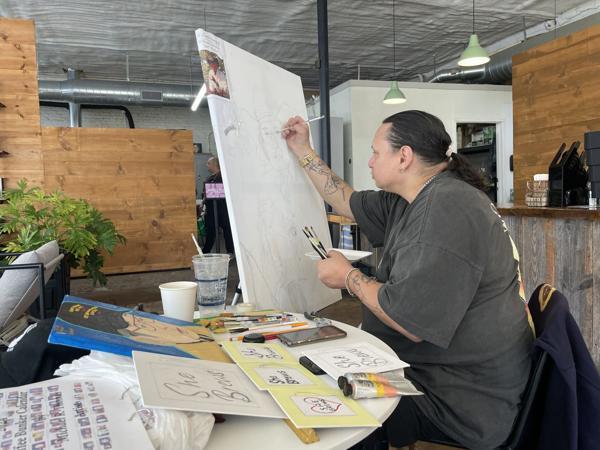 Local Veteran honors well-known WWII Veteran Bill Parker through art ...
