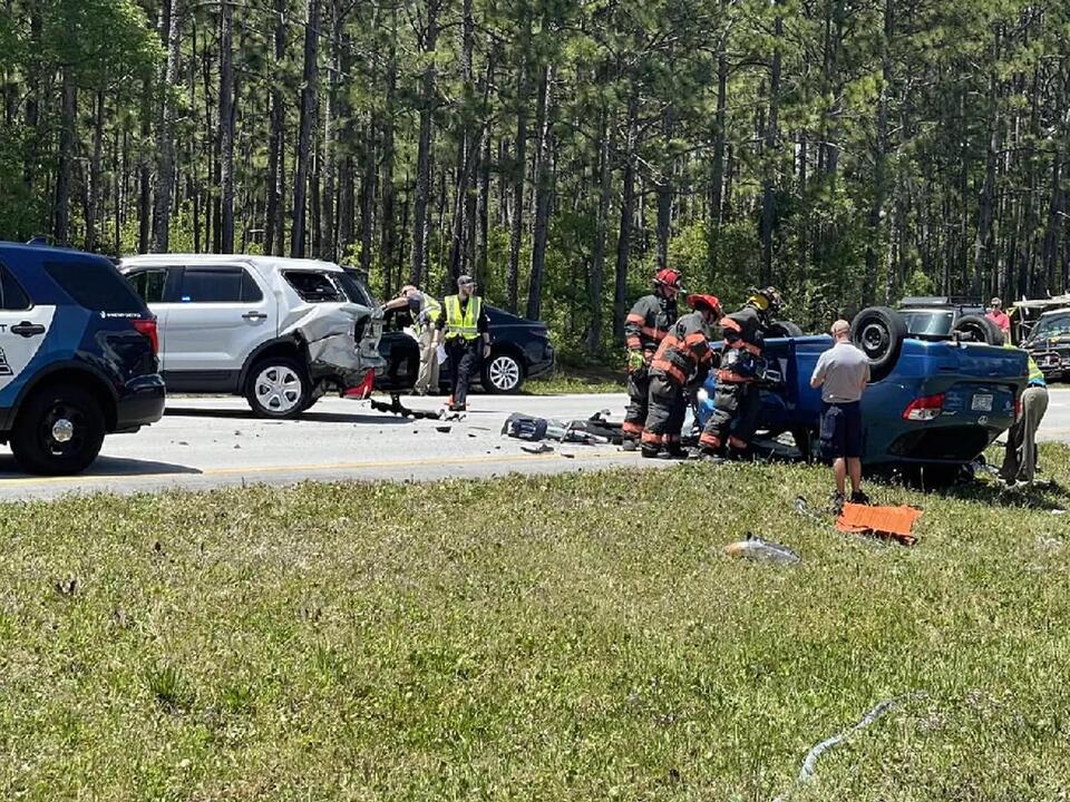 One person extracted following rollover crash in Newport