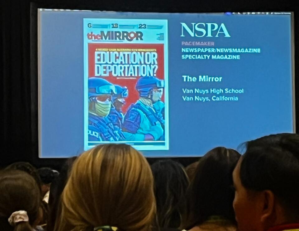 Van Nuys High School’s “The Mirror” wins 2025 NSPA Pacemaker - NewsBreak