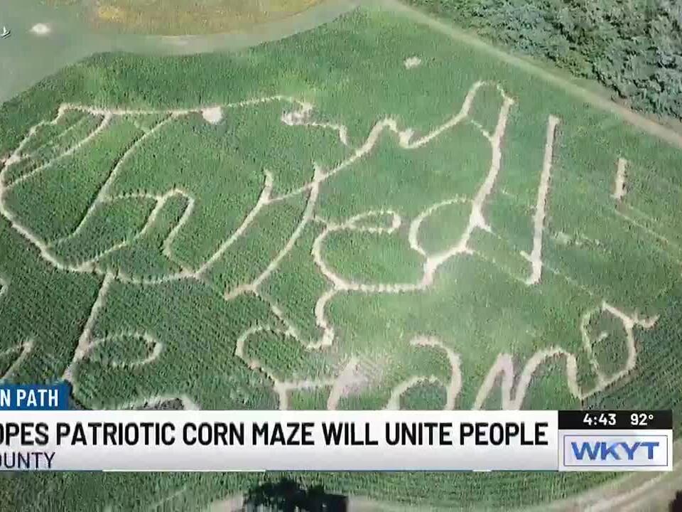 WATCH | Off The Beaten Path | Bourbon County corn maze designed with ...