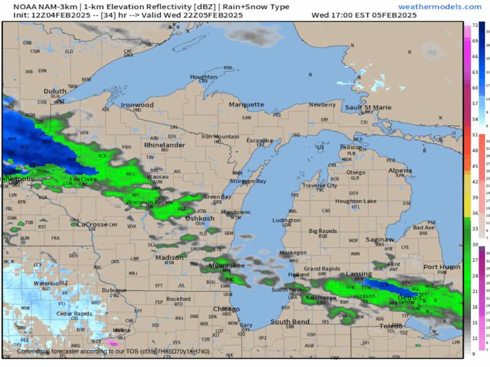 Great news on the potential freezing rain heading toward southern ...