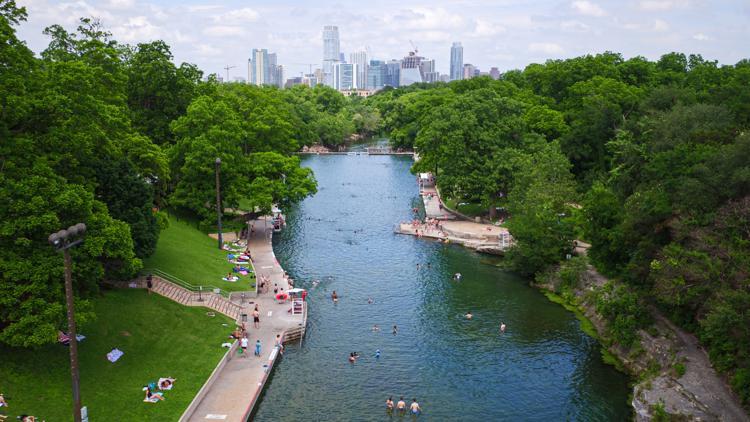 Barton Springs Pool closed as flooding brings debris, murky water ...