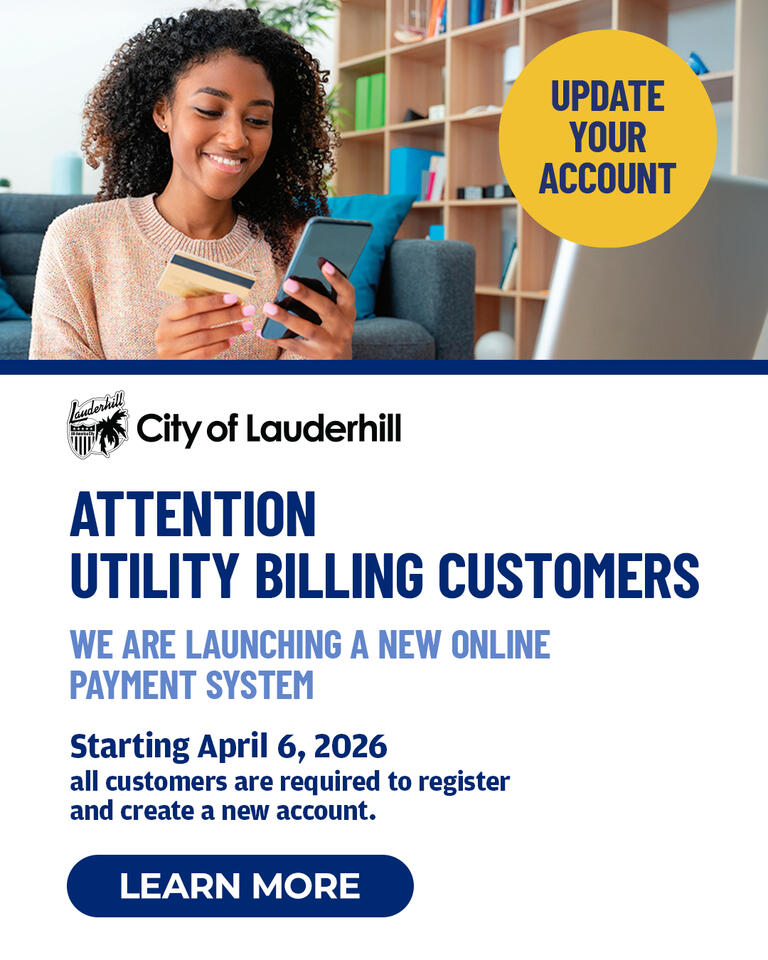 Lauderhill Launching New Utility Billing System April 2026 - NewsBreak