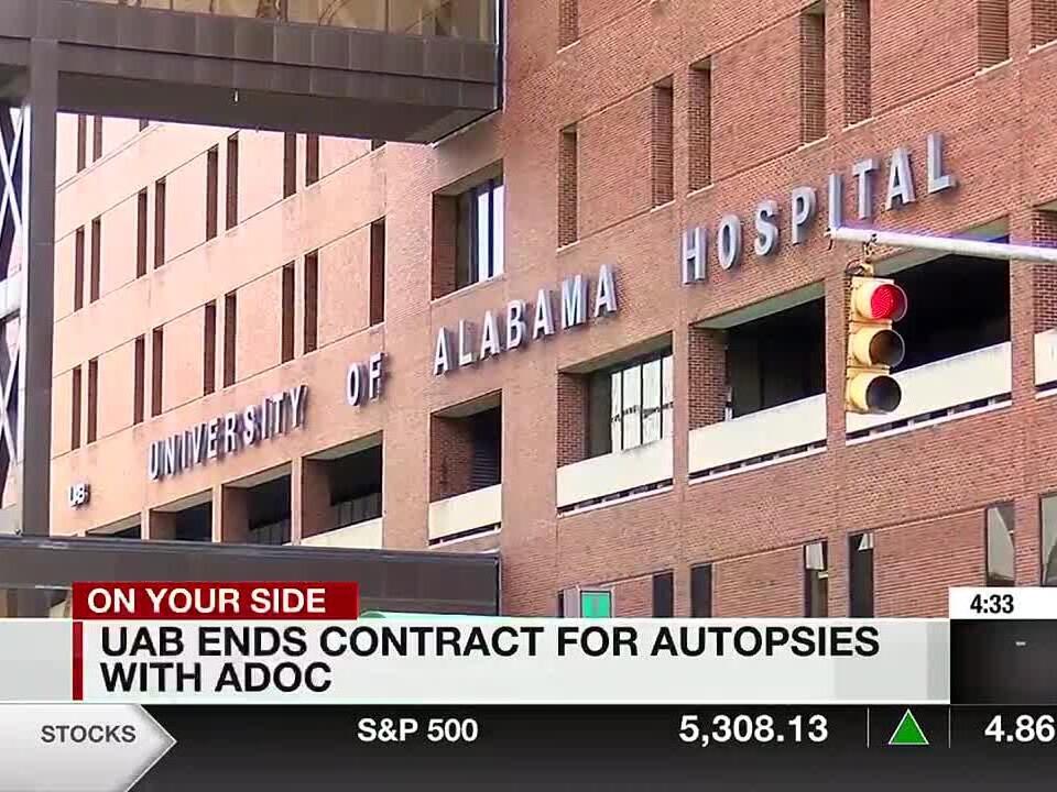 UAB ends contract with ADOC to conduct autopsies on inmates
