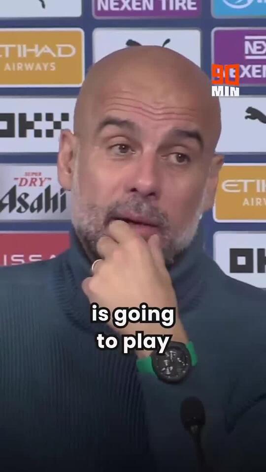 Pep saying it as it is Respect - NewsBreak