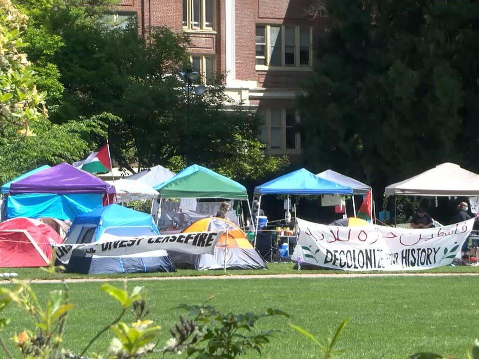 Pro-Paelstine encampment at OSU receives notice to disband