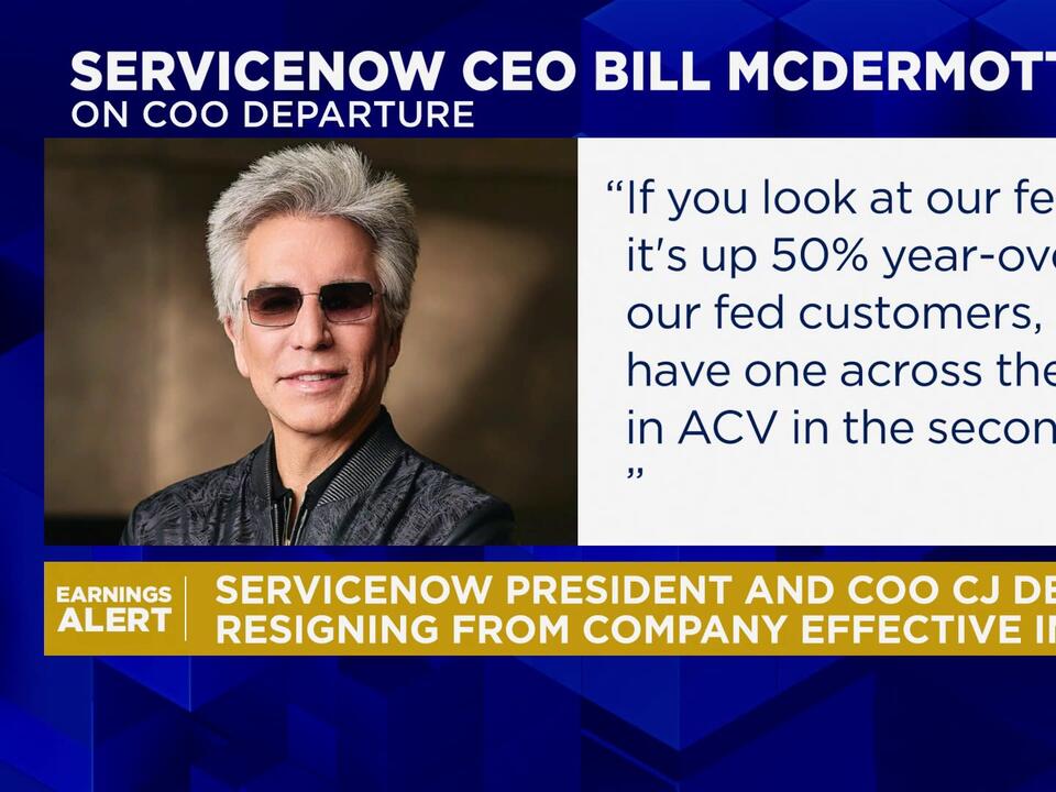 ServiceNow President and COO CJ Desai resigning effective immediately