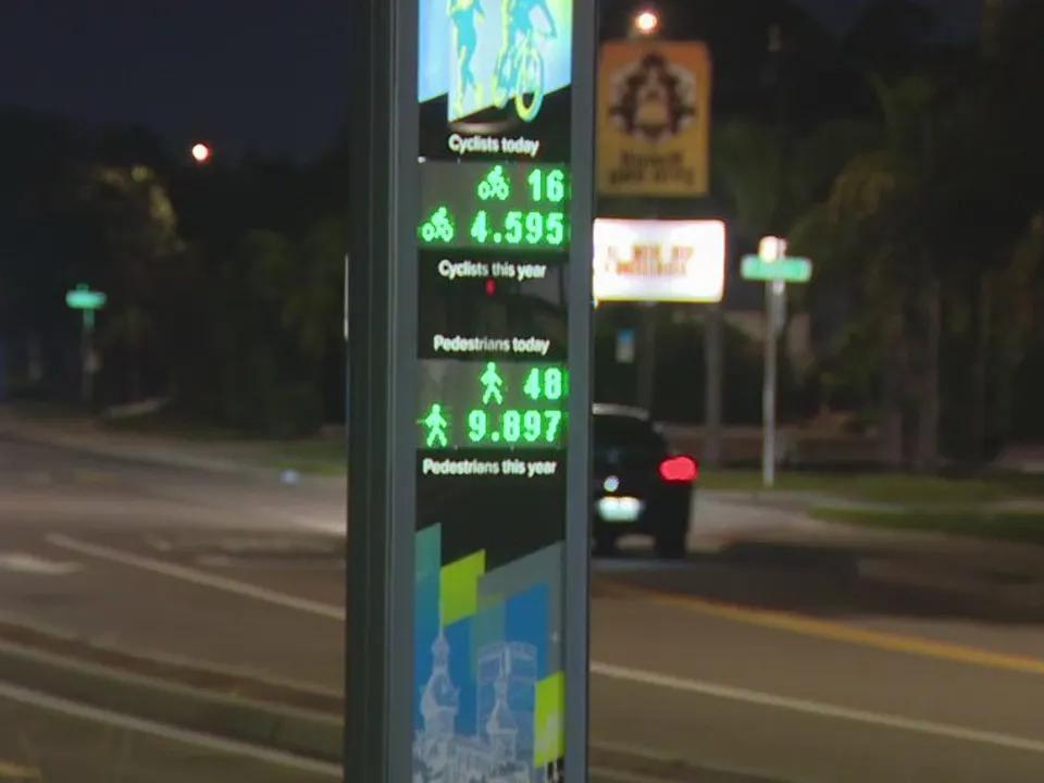 Tampa unveiling new eco-counter for pedestrians