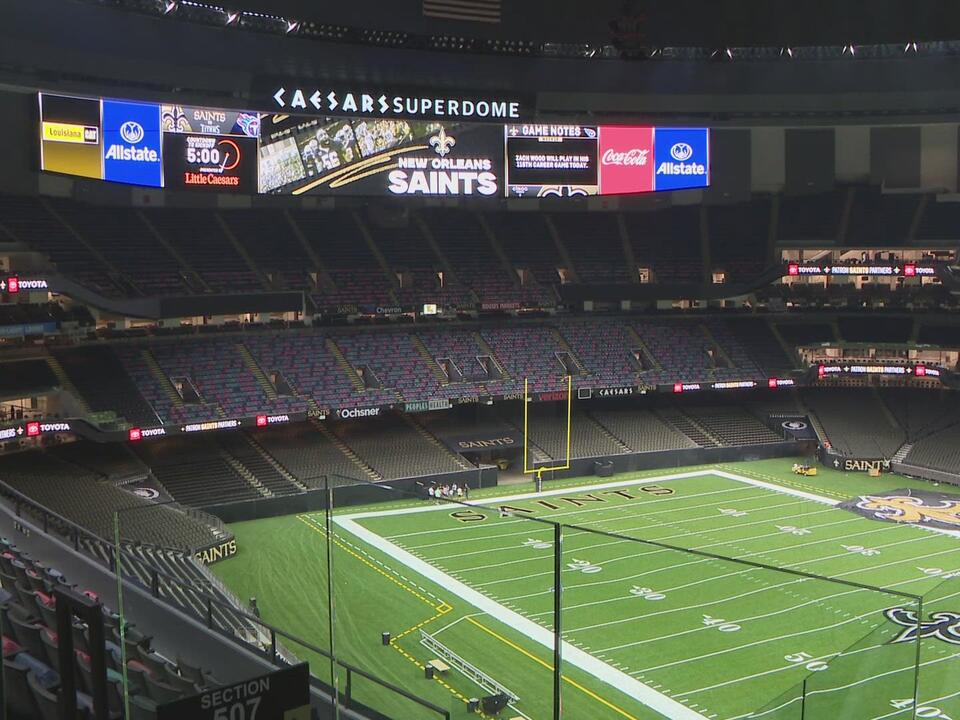 Inside look at the newly renovated Caesars Superdome