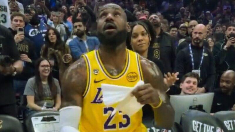 LeBron James Gets Emotional as a Powerful Cleveland Tribute Plays ...