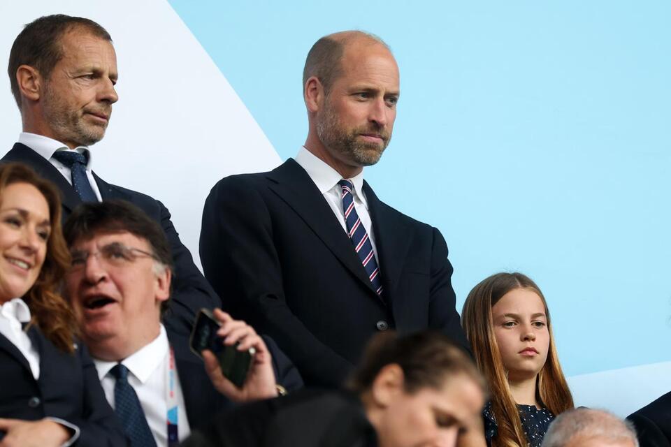 Prince William, Princess Charlotte cheer on England at EURO 2025 Final ...