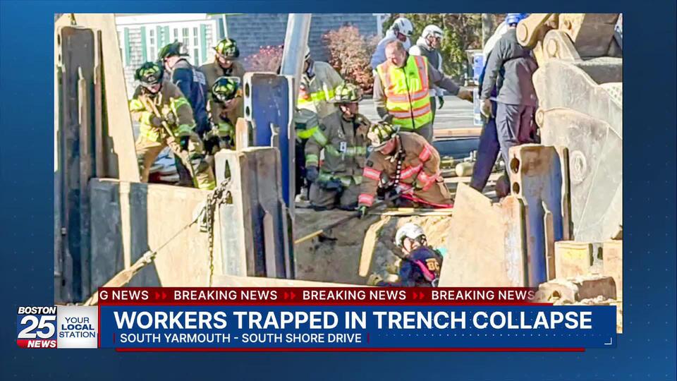 One worker extricated, others trapped following trench collapse in ...