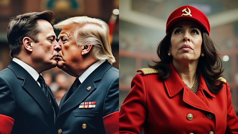 Elon Musk Posts Shocking Kamala Harris AI Image — Brings Trump Attack ...
