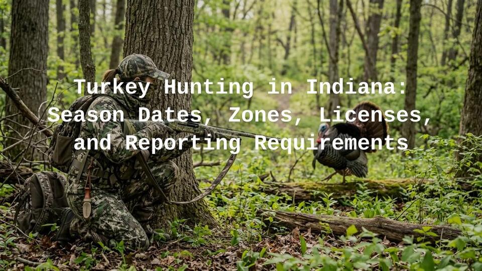 Turkey Hunting in Indiana: Season Dates, Zones, Licenses, and Reporting ...