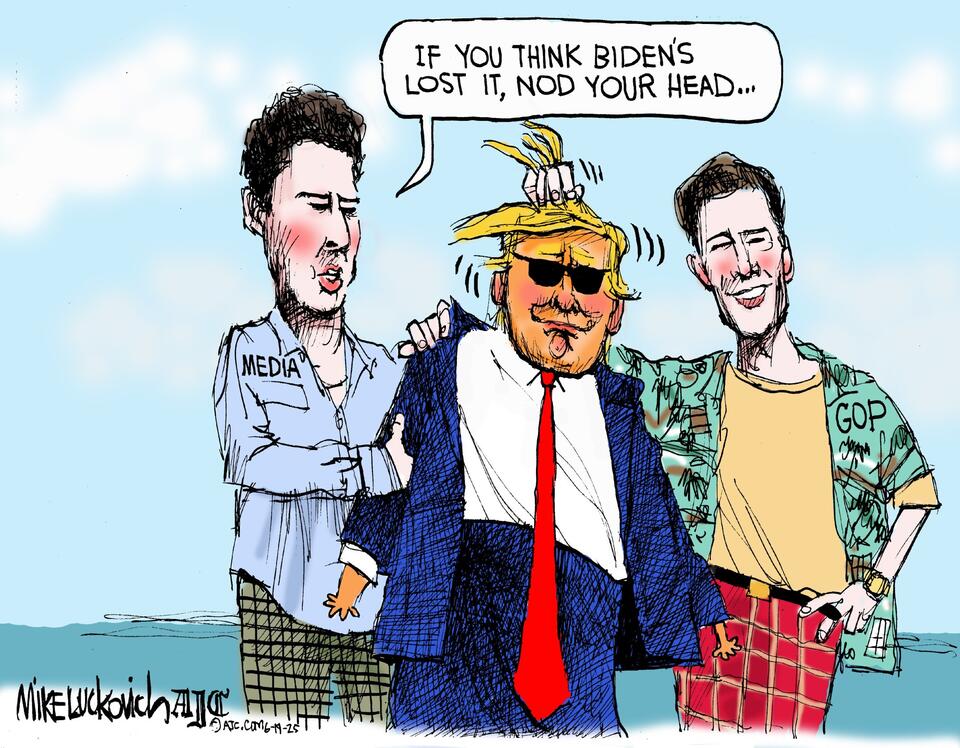 Mike Luckovich's Latest Political Cartoons - NewsBreak
