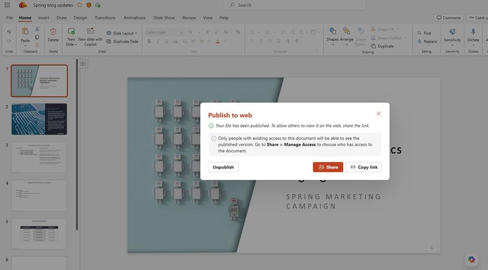Microsoft brings new Publish to Web feature to PowerPoint and Excel ...