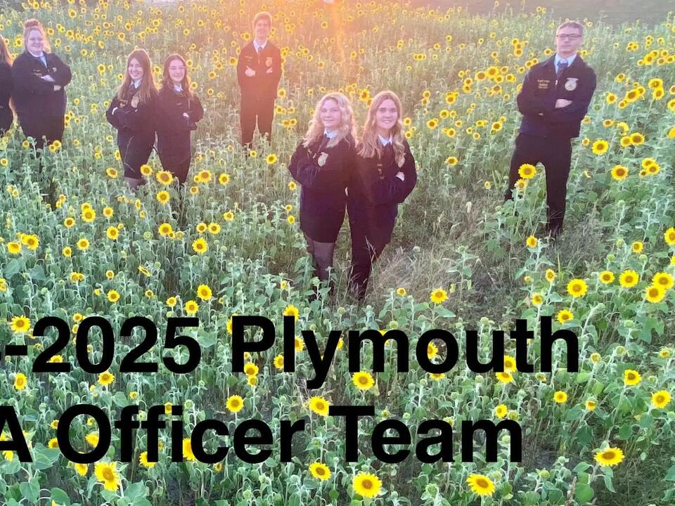 Meet the 2024-25 Plymouth FFA Officer Team