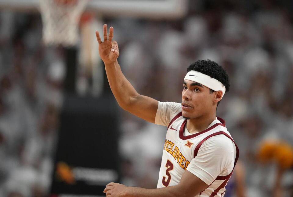 Tre King helps No. 23 Iowa State top No. 7 Kansas 79-75 - NewsBreak