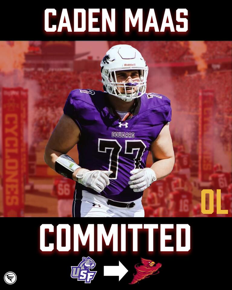 Sioux Falls OL Caden Maas commits to Iowa State - NewsBreak