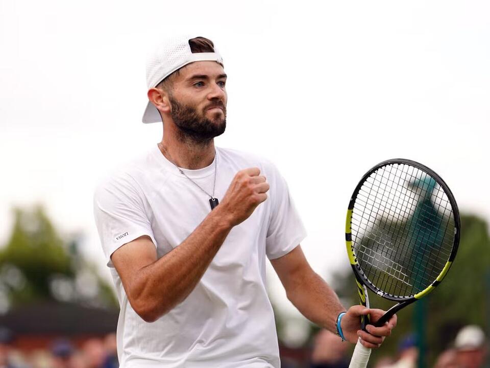 Jacob Fearnley sets up Novak Djokovic clash after winning on Wimbledon ...