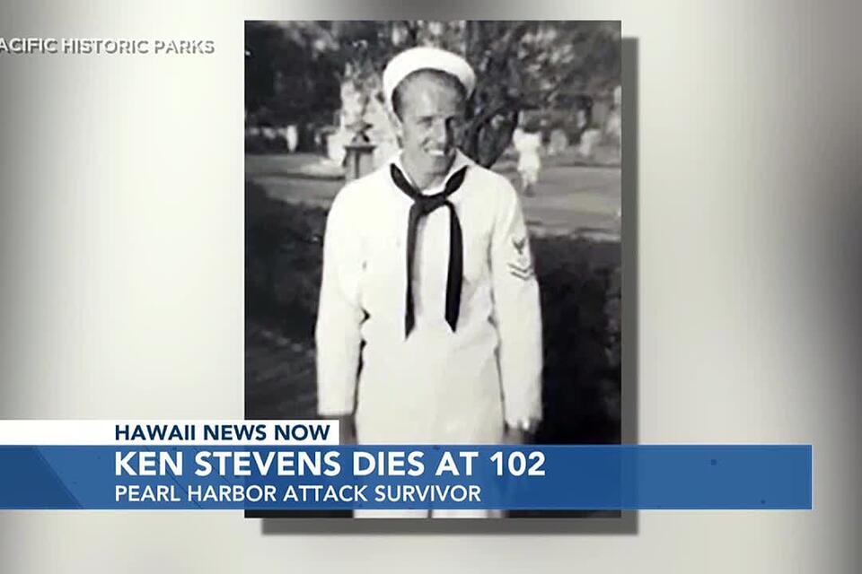 Pearl Harbor survivor Ken Stevens dead at 102 - NewsBreak