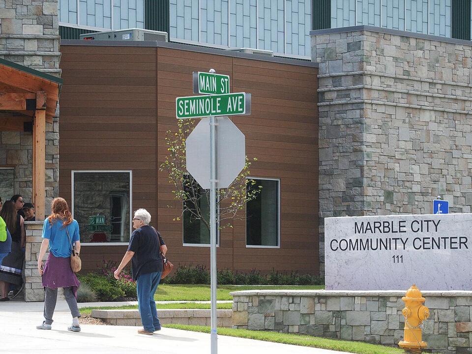 Tribe opens $10 million community center in Marble City