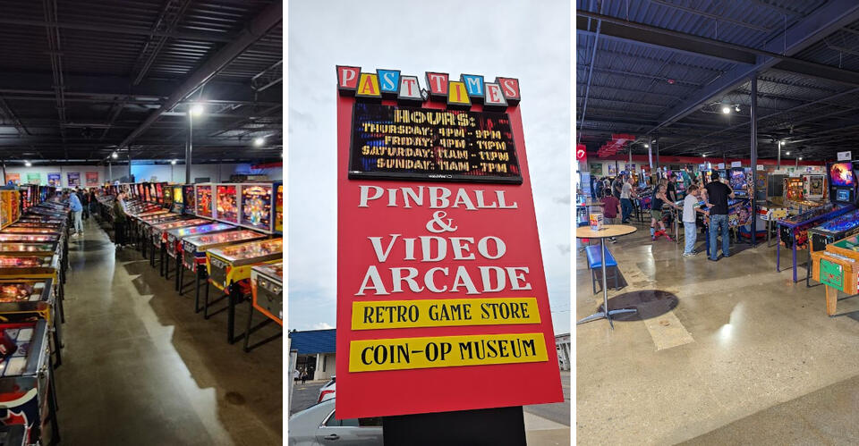 This retro-themed Ohio arcade has over 400 pinball machines and endless ...