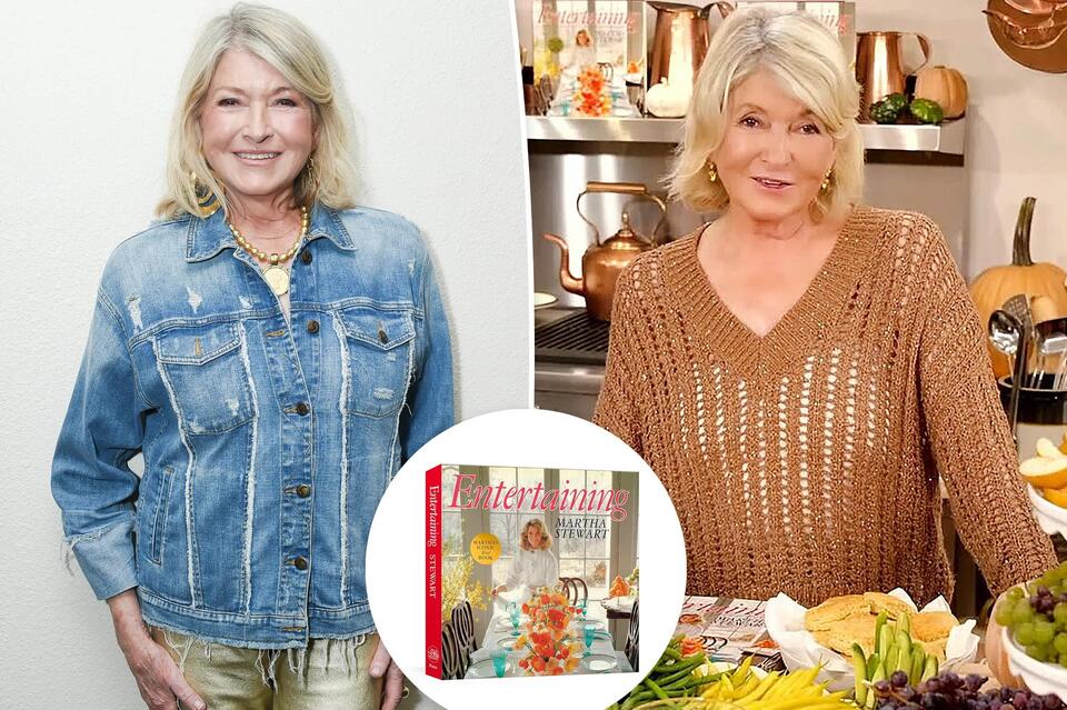 Martha Stewart’s first book, ‘Entertaining,’ is back on shelves after ...