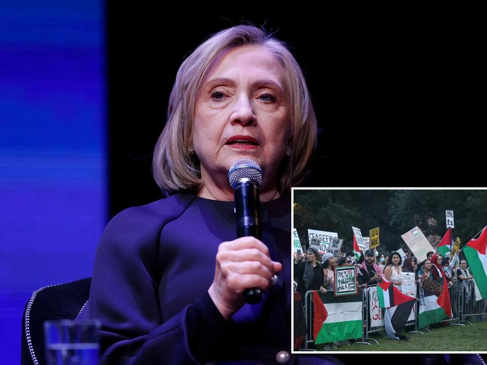 Students protest ‘war criminal’ Hillary Clinton at alma mater ...