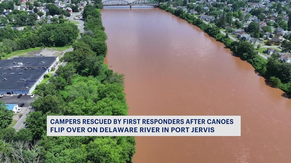 Canoers from youth summer camp rescued from choppy Delaware River ...