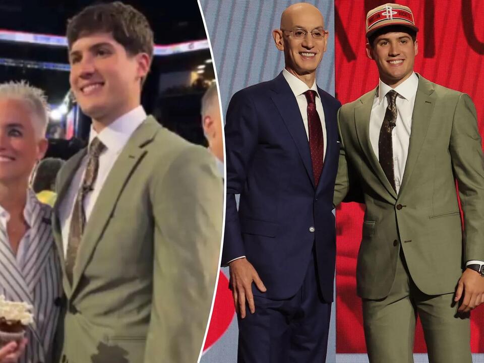 Reed Sheppard throws mom a birthday party at 2024 NBA Draft before ...